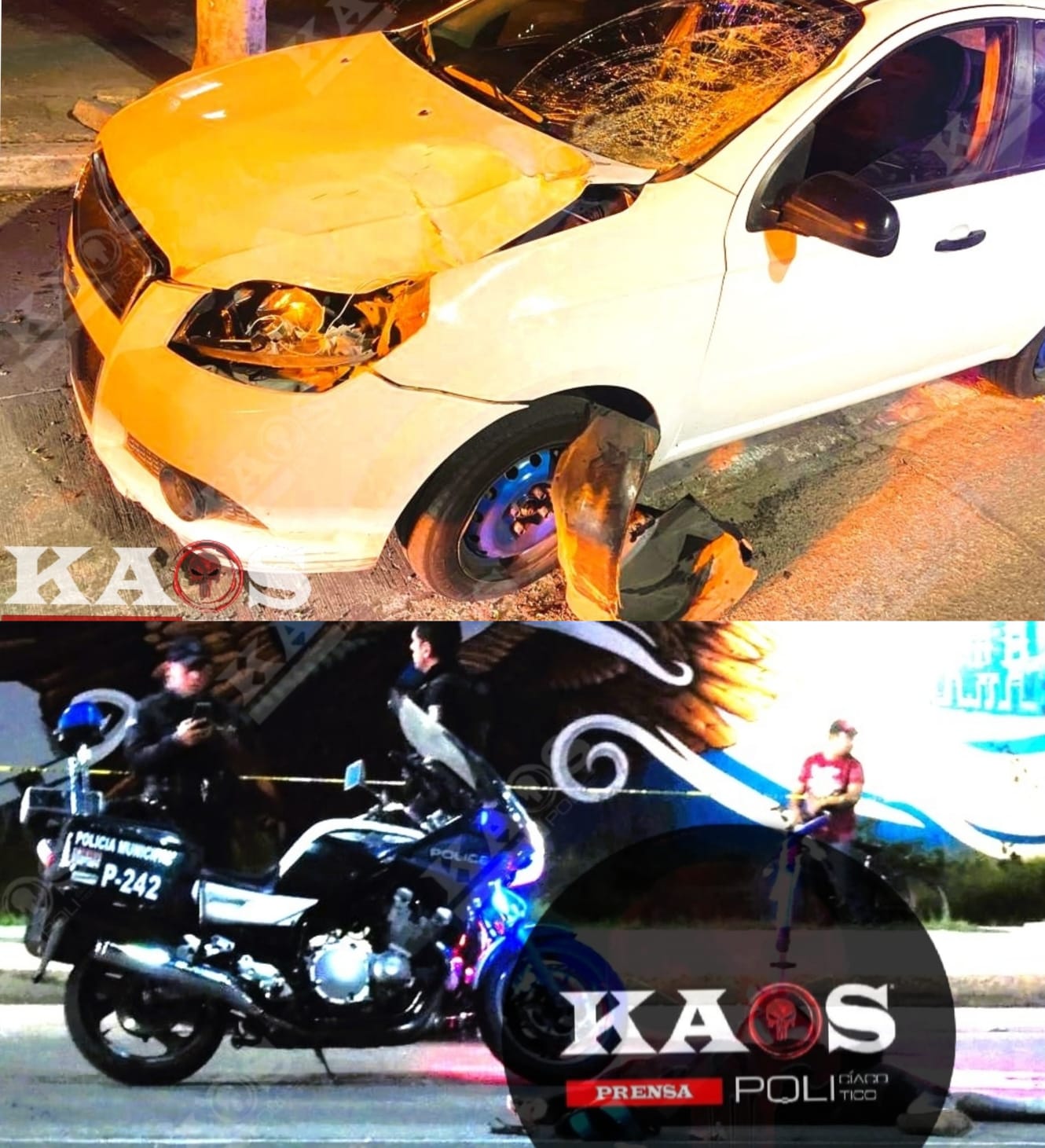 Veloz Auto Atropella a Mujer Gómez Morín - KAOS Policíaco